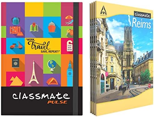 Classmate Pulse Flexi Journal Planner: A5, Hard Cover, Unruled, 80 GSM ...