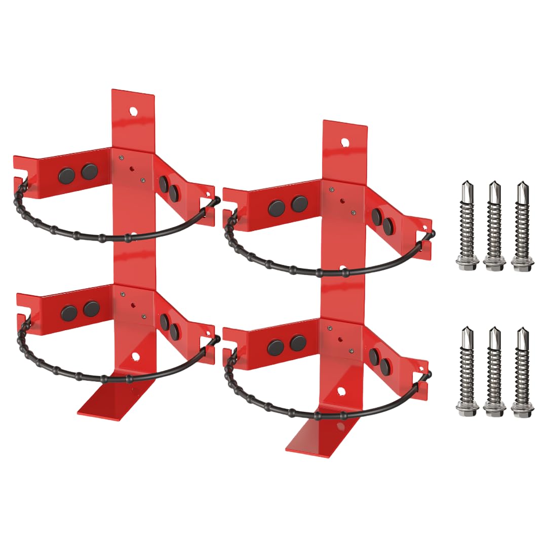 Premium Fire Extinguisher Mount Bracket 2-Pack - Fit for 2.5&5lb ...