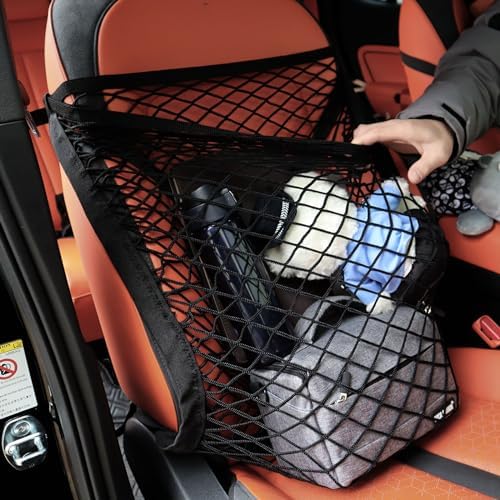 Amazon.com: Kaishengyuan Car Seat Net, Double Layer Expandable Front ...