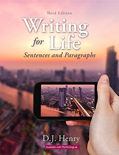 Amazon.com: Writing for Life: Sentences and Paragraphs Plus MyLab ...