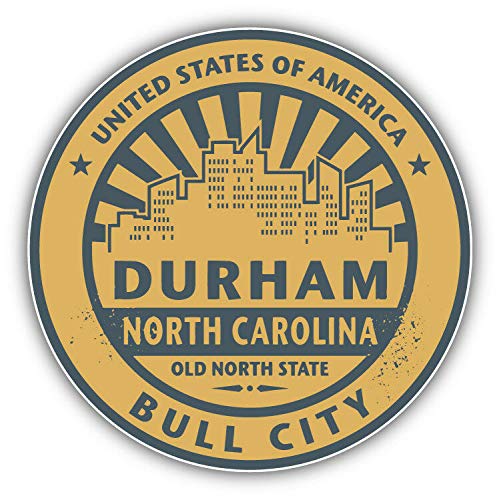 Amazon.com - Durham City USA Label Truck Car Window Bumper Sticker Decal 5"