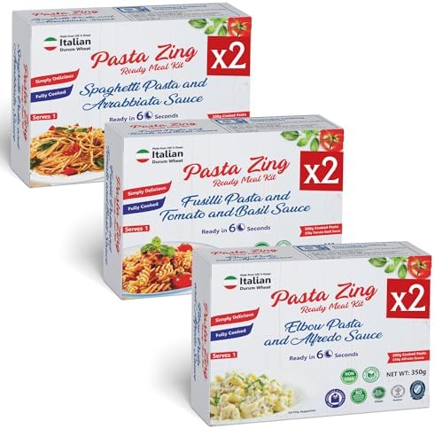 Amazon.com : Pasta Zing Ready Meal Variety Pack – 12.3 oz (Pack of 6 ...