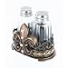 Amazon.com: Fleur De Lis Salt & Pepper Shaker Set with Glass Shakers ...