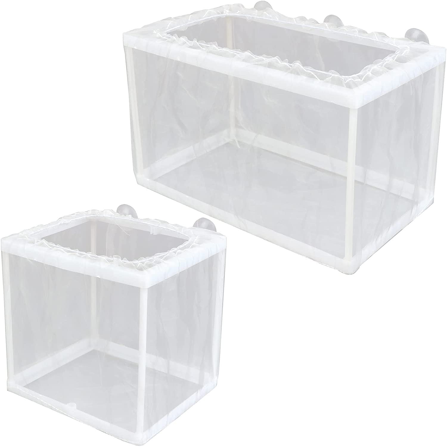 2 Pack Fish Breeding Box Set Tank Breeder Net Aquarium | Desertcart INDIA