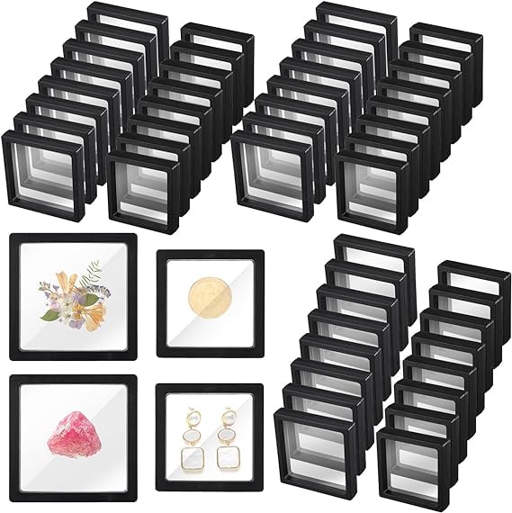 Plenteous 3D Floating Display Case,Display Frames for Badge, Challenge ...