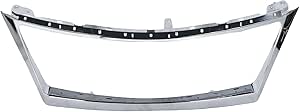 Torvex Grille Trim, Chrome Grille Molding Garnish Bezel Compatible with ...