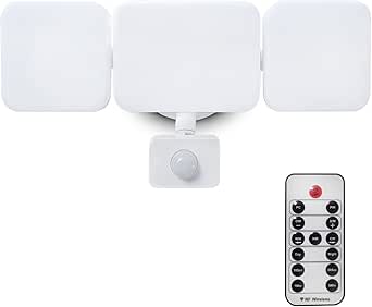 EMANER LED Flood Lights Outdoor Motion Sensor, Remote Control Security ...