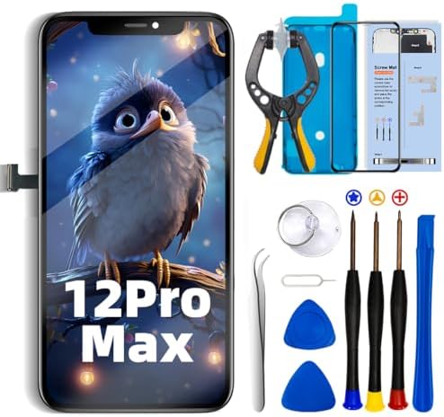 Amazon.com: SIMDOG for iPhone 12 Pro Max Screen Replacement Kit 6.7 ...