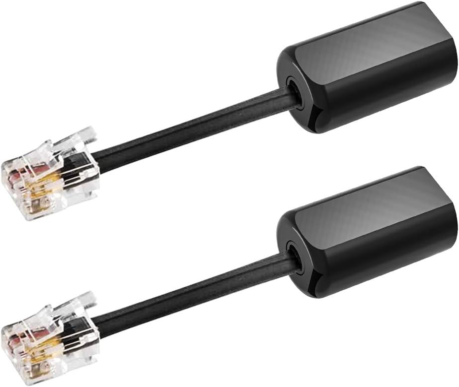 Phone Cord Detangler, RFAdapter 2-Pack Telephone Cord Detangler Black ...