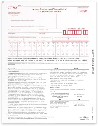 Amazon.com : W3 Forms 2023, 10 Form W-3 Summary Laser Forms for Transmittal of Wage and Tax ...