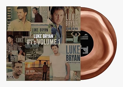 Amazon.com: Luke Bryan - #1’s Vol. 1 [Brown Swirl LP]: CDs & Vinyl