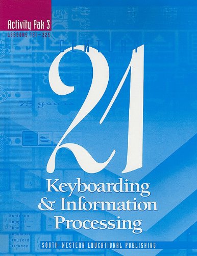 Amazon.com: CENTURY 21 Keyboarding & Information Processing: Activity ...