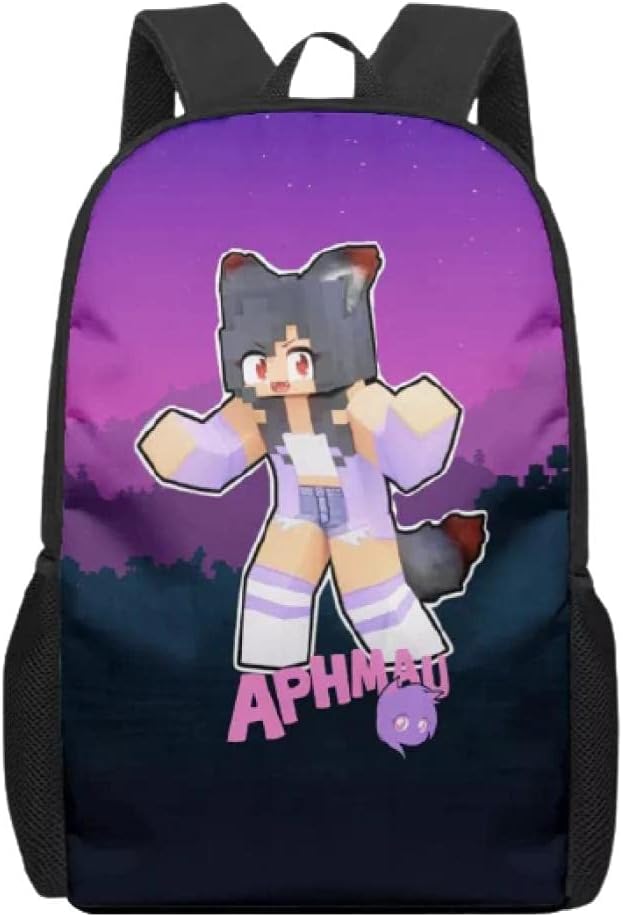 Amazon.com | Manalo Mystreet Aphmau Backpack with Aphmau Merch Mask ...