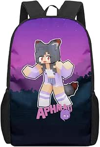 Amazon.com | Manalo Mystreet Aphmau Backpack with Aphmau Merch Mask ...