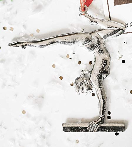 Amazon.com: Handmade Gymnastic Ornament for Christmas Tree - Metal ...