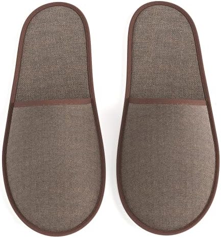 Amazon.com: Maeline Bulk Pairs Disposable House Slippers for Family ...