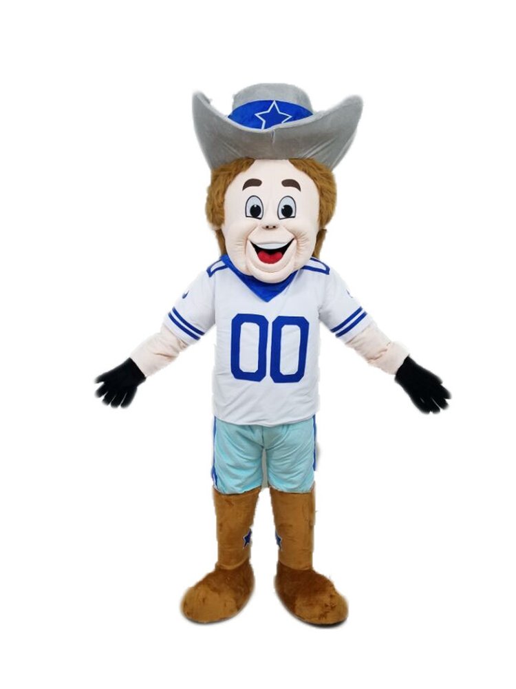 Buy 100% Real Photos Dallas Cowboy Rudy Mascot Costume Team Mascots ...