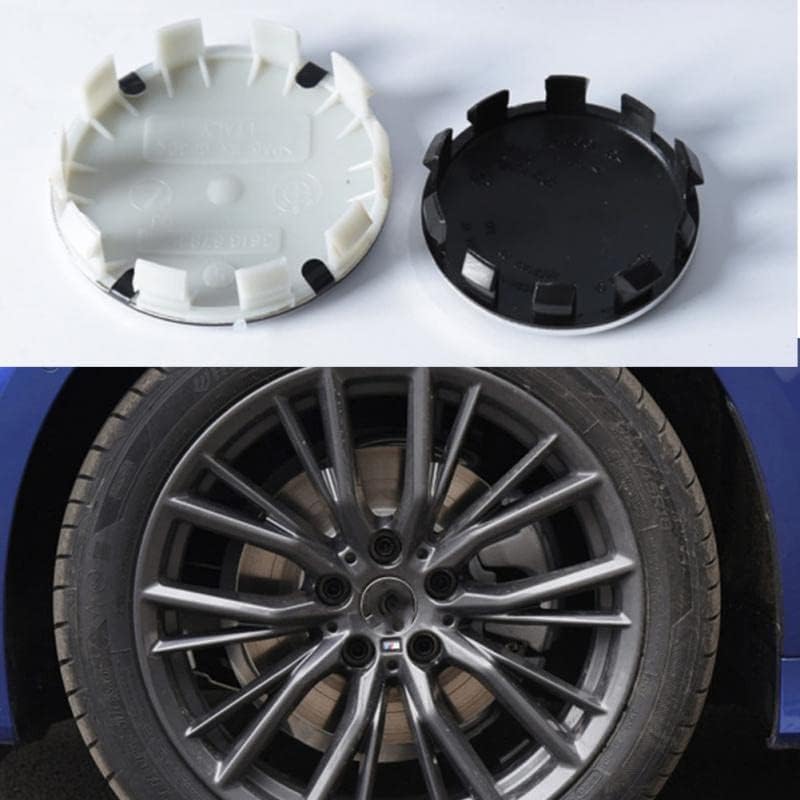 Amazon.com: NOBRIM 4pcs 56MM 68mm Car Wheel Center Hub Cap Badge Emblem ...