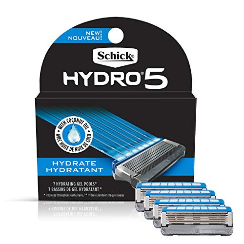 Snapklik.com : Schick Hydro 5 Sense Hydrate Razor Refills For Men, 4 Count