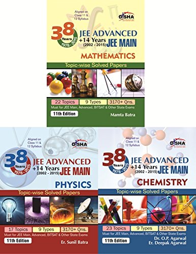 Buy 38 Years IIT-JEE Advanced + 14 yrs JEE Main Topic-wise Solved Paper ...