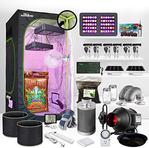 Amazon.com: The Bud Grower - Indoor Home Grow Kit - Complete with Tent ...