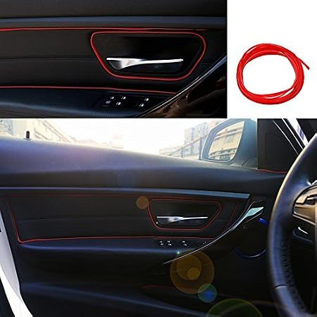 Amazon.com: GOADROM Car Interior Moulding Trim,3D DIY 5M Electroplating ...