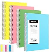Amazon.com : AHGXG Spiral Journal Notebook - College Ruled Notebook 8.5 ...
