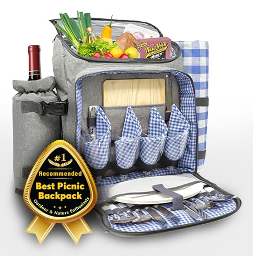 6 Best Backpack Picnic Set – Travels With The Crew