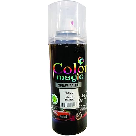 Color Magic COLORMAGIC MARUTI SUZUKI CAR SILKY SILVER SPRAY PAINT FOR ...