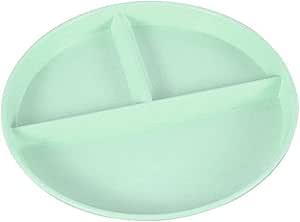 Charger Plate Food Plate 3 Compartments Heat Resistant PP Round Cake ...