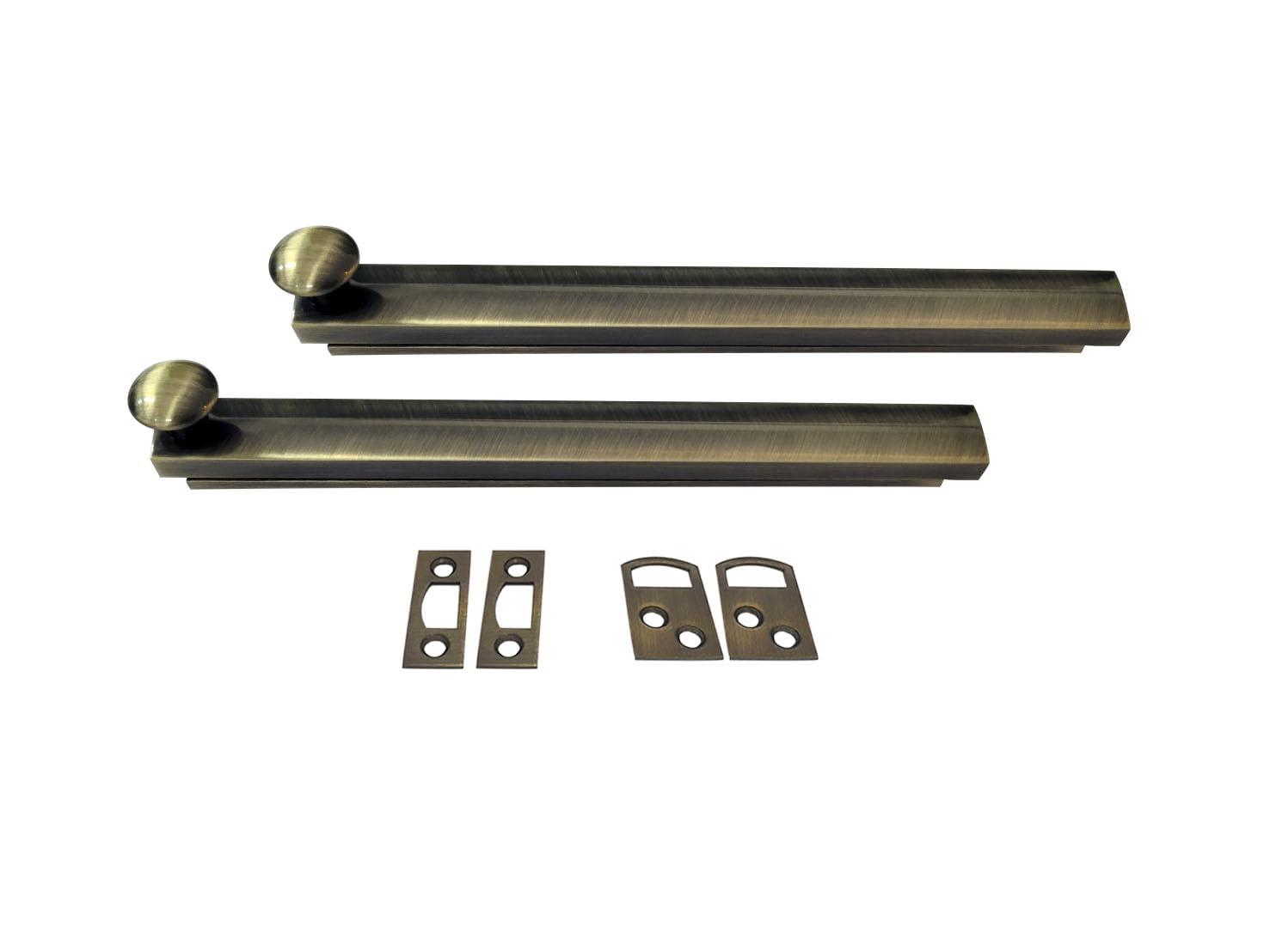 Snapklik.com : QCAA Heavy Duty Solid Brass Concealed Surface Bolt