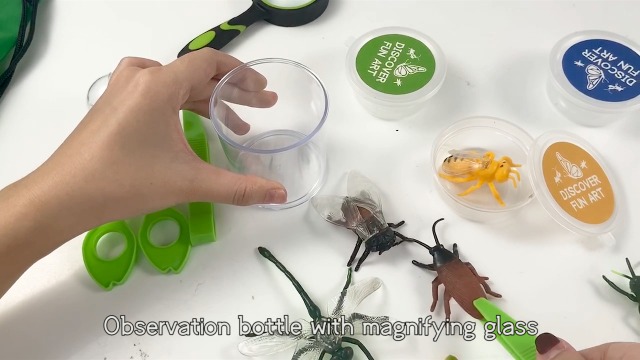 Watch bug catcher kit with binoculars, compass, magnifying glass on ...