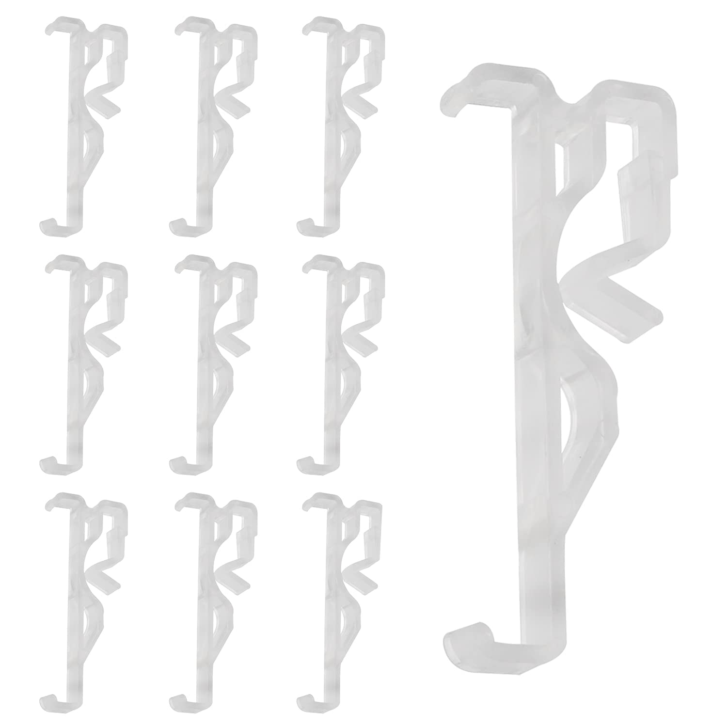 Amazon.com: Valance Clip ZZLZX 10PCS 2.5inch Clear Plastic Hidden ...