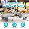 Amazon.com: Food Warmer Gel Cans for Chafing Dish (Set of 6 Gel Warming ...