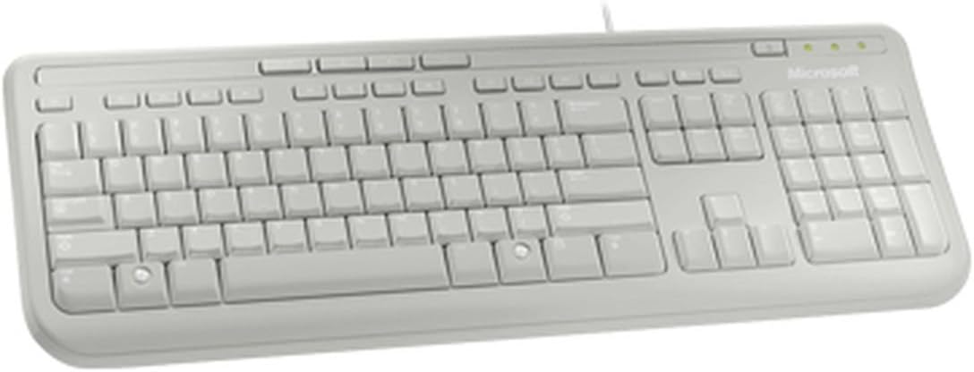 Microsoft Wired Keyboard 600 - White - Mac/Win - USB : Amazon.ca ...