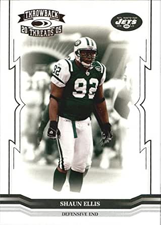 Amazon.com: 2005 Throwback Threads #105 Shaun Ellis NFL Football ...