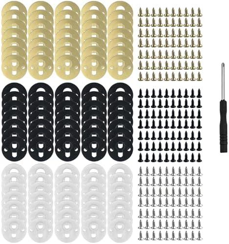 105 Pcs Metal Round Type Keyhole Iron Keyhole Hangers with 1 ...