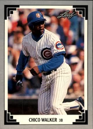 Amazon.com: 1991 Leaf Baseball Card #501 Chico Walker : Collectibles ...