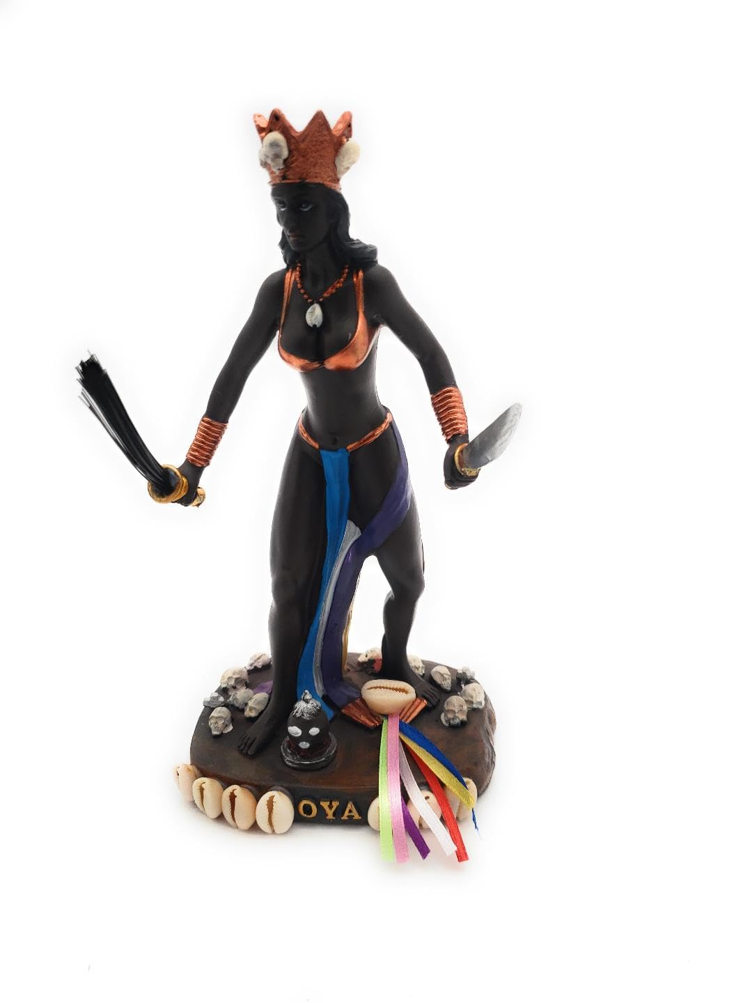 Amazon.com: WORLDMARTSHOPPING WMS OYA Santeria Statue, 8" : Home & Kitchen