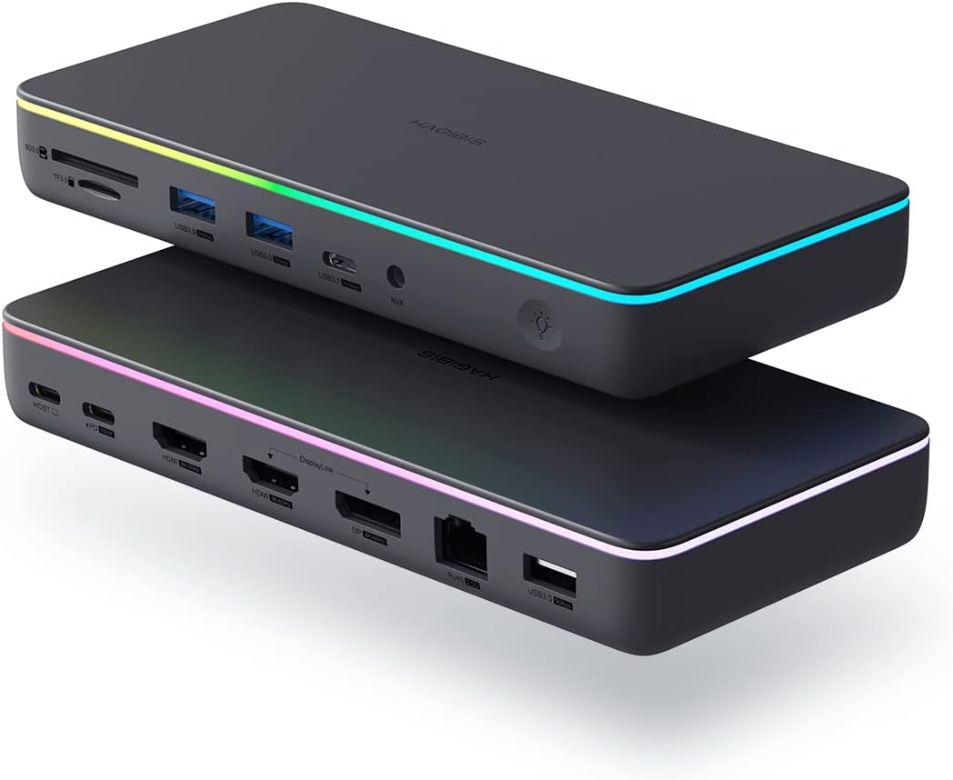 Amazon.com: Hagibis DisplayLink Docking Station for MacBook M1/M2 ...