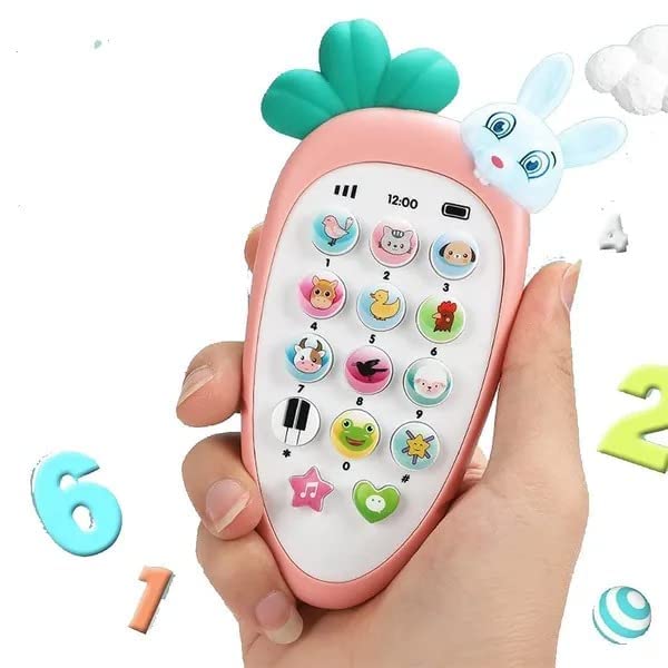 Buy Kiddie Galaxia Toys Rabbit Phone Smart Phone Cordless Feature ...