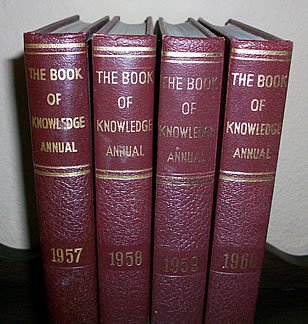 The Book of Knowledge Annual Set Collection 1957 - 1960 (The Book of ...