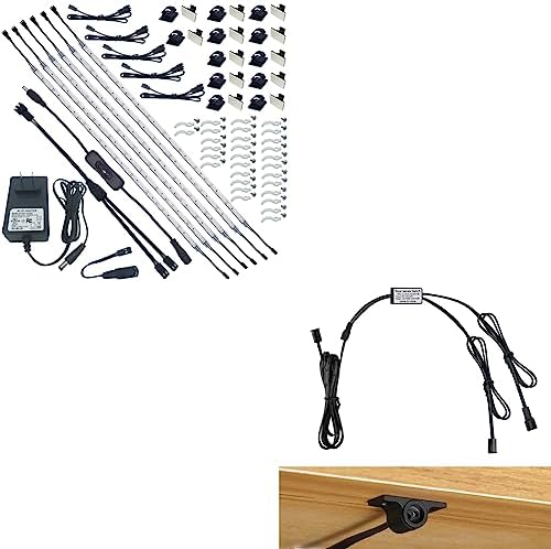 Litever Door Activated Switch LED Strip Lights Kit for Closets Wardrobe ...