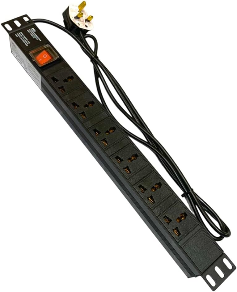 6 WAY POWER DISTRIBUTION UNIT - PDU UK TYPE : Amazon.ae: Tools & Home ...