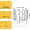 Barista & Co Coffee Pod Cage - Stainless Steel Large Capacity 80 ...