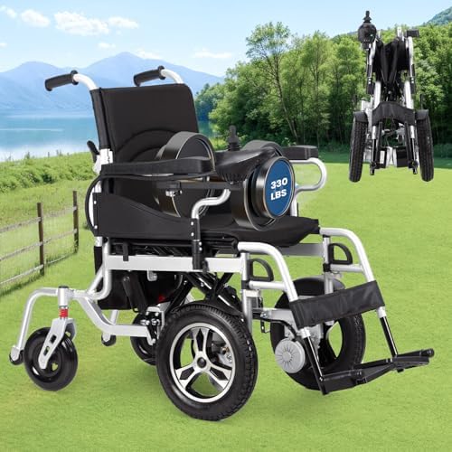 Amazon.com: 20 Miles Long Travel Range Electric Wheelchair for Adults ...