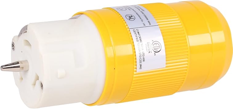 Journeyman-Pro CS6364C 50 Amp Generator Cord Connector 125/250 Volt ...