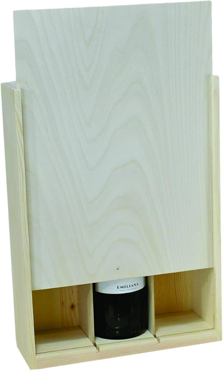 Amazon.com: Wine box 3 Bottle with Slide-top Made out of Western Pine ...