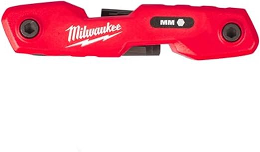 Amazon | Milwaukee - メトリック折りたたみ六角キーセット - 8ピース 4932480978 | 六角棒レンチ