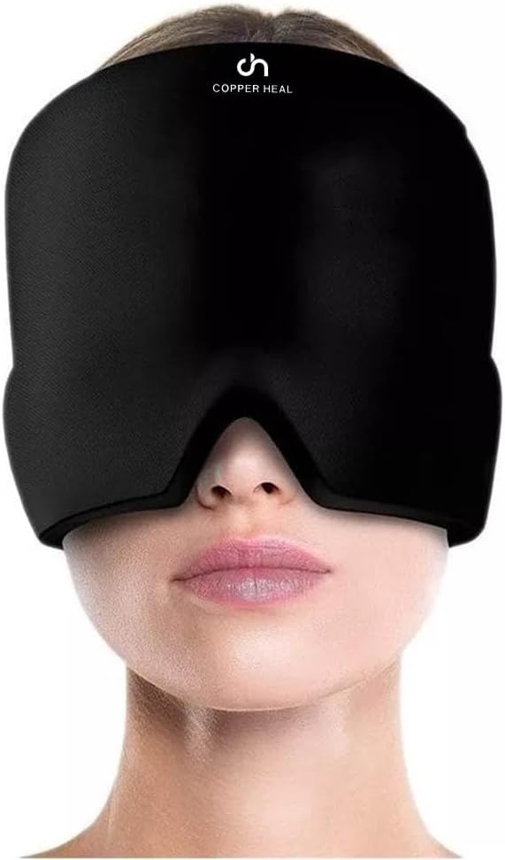 Amazon.com: COPPER HEAL Migraine Relief Cap - Headache Relief Gel Cap ...
